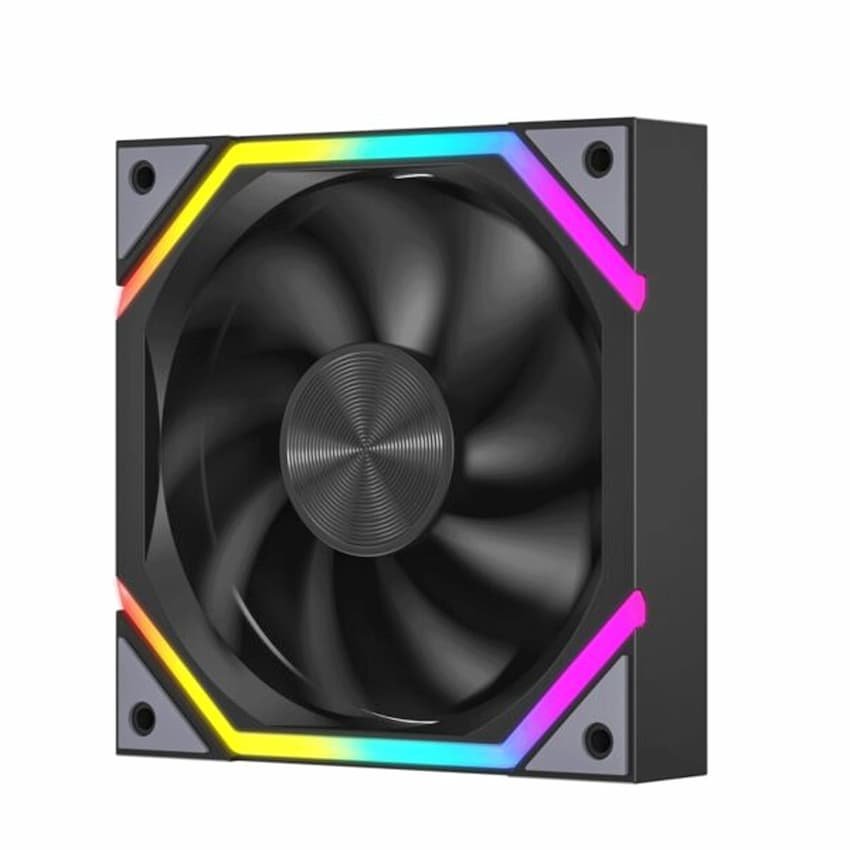 Jungle Leopard Galaxy 3-Pack Black Building Block Forward Fans 120mm