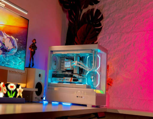 Jungle Leopard MS-01 White Mid Tower ATX Gaming Case